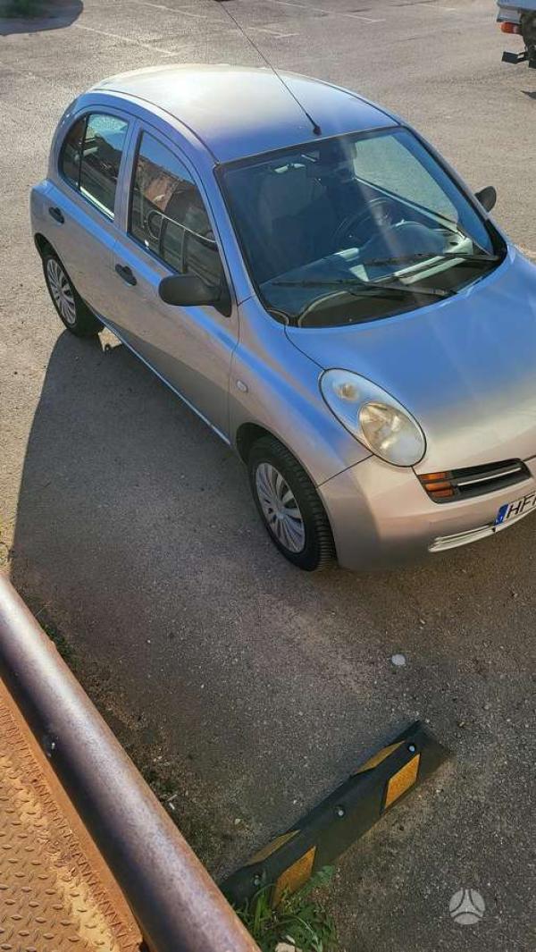 Grey Nissan Micra 2005 in Klaipeda, with an engine capacity of 1.46 L and mileage of 320 thousand km for 1200 €, photo 1 on AUTOMOTO.COM.LV