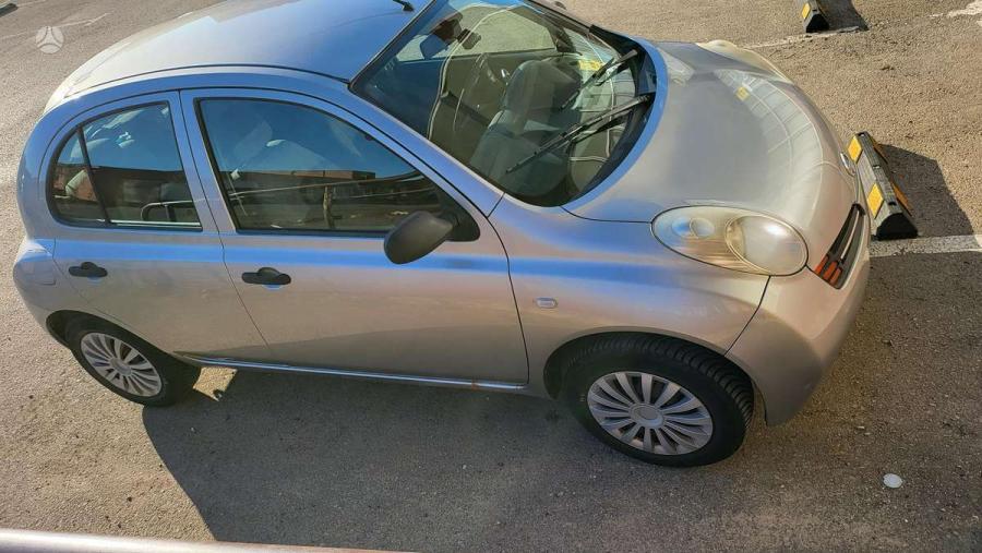 Grey Nissan Micra 2005 in Klaipeda, with an engine capacity of 1.46 L and mileage of 320 thousand km for 1200 €, photo 3 on AUTOMOTO.COM.LV
