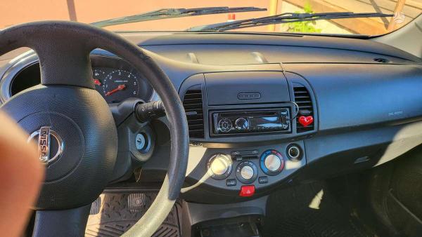 Grey Nissan Micra 2005 in Klaipeda, with an engine capacity of 1.46 L and mileage of 320 thousand km for 1200 €, photo 6 on AUTOMOTO.COM.LV