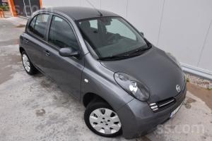 Grey Nissan Micra 2005 in Riga, with an engine capacity of 1.20 L and mileage of 103 thousand km for 1500 €, photo  on AUTOMOTO.COM.LV