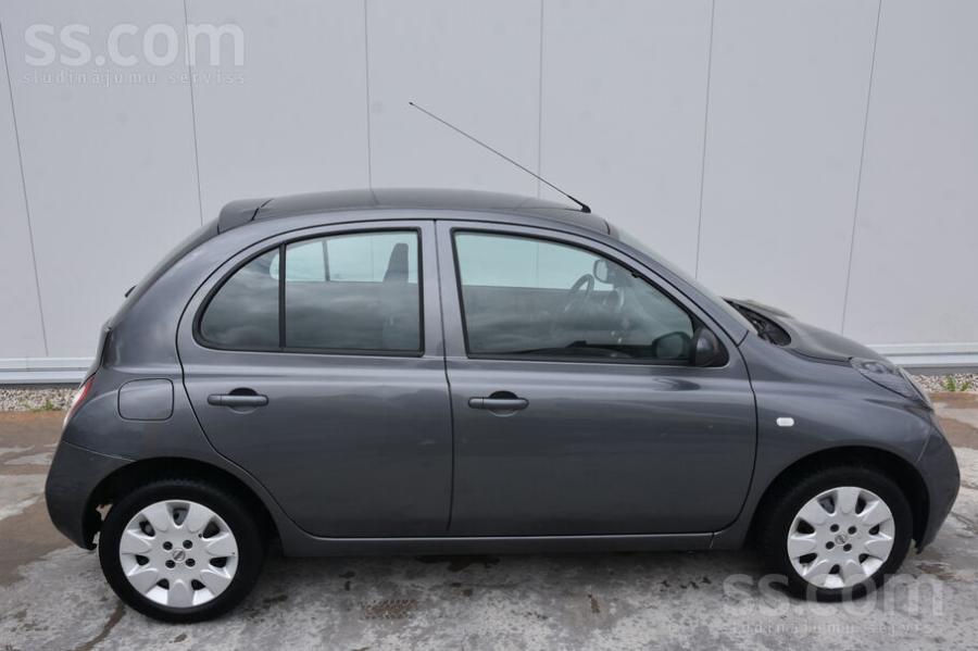 Pelēks Nissan Micra 2005 Rīga, ar dzinēja tilpumu 1.20 L un nobraukumu 103 tūkst. km par 1500 €, foto 3 vietnē AUTOMOTO.COM.LV