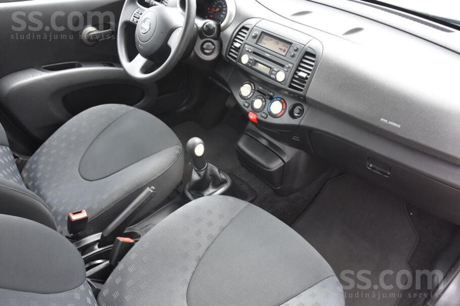 Pelēks Nissan Micra 2005 Rīga, ar dzinēja tilpumu 1.20 L un nobraukumu 103 tūkst. km par 1500 €, foto 11 vietnē AUTOMOTO.COM.LV