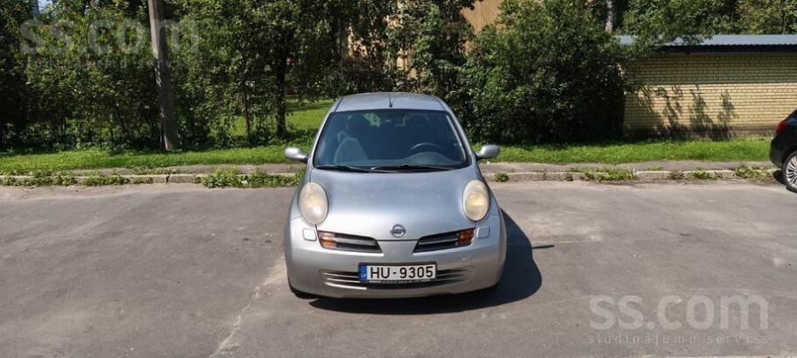 Pelēks Nissan Micra 2005 Rīga, ar dzinēja tilpumu 1.20 L un nobraukumu 158 tūkst. km par 1300 €, foto 1 vietnē AUTOMOTO.COM.LV