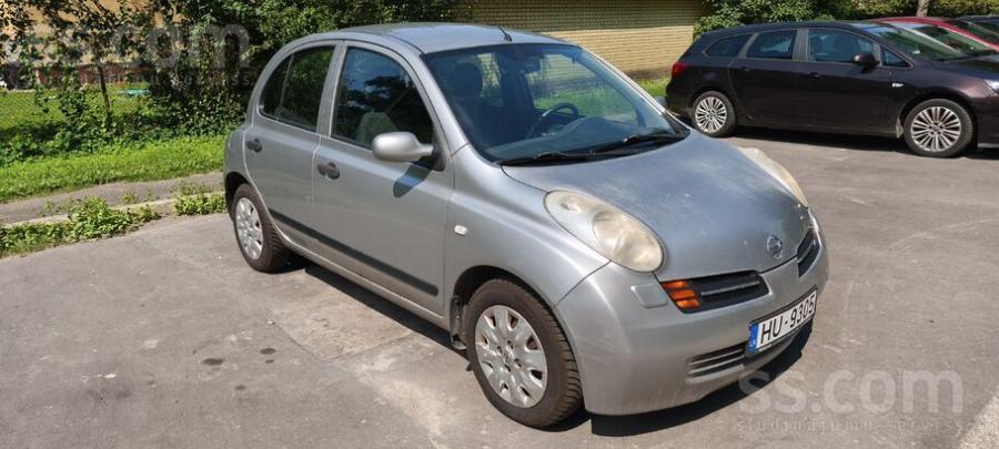 Pelēks Nissan Micra 2005 Rīga, ar dzinēja tilpumu 1.20 L un nobraukumu 158 tūkst. km par 1300 €, foto 4 vietnē AUTOMOTO.COM.LV