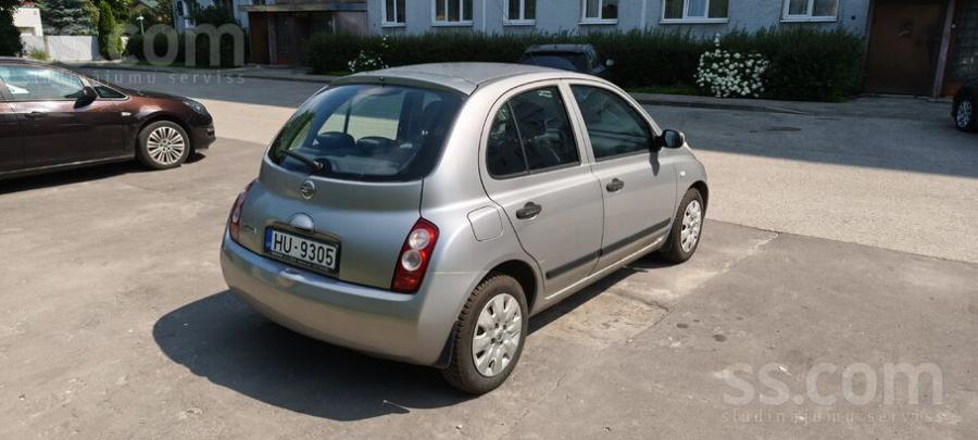 Pelēks Nissan Micra 2005 Rīga, ar dzinēja tilpumu 1.20 L un nobraukumu 158 tūkst. km par 1300 €, foto 9 vietnē AUTOMOTO.COM.LV