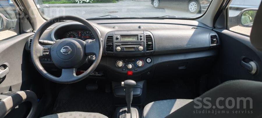Pelēks Nissan Micra 2005 Rīga, ar dzinēja tilpumu 1.20 L un nobraukumu 158 tūkst. km par 1300 €, foto 11 vietnē AUTOMOTO.COM.LV