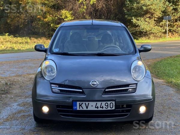 Grey Nissan Micra 2006 in Riga, with an engine capacity of 1.20 L and mileage of 140 thousand km for 1350 €, photo 2 on AUTOMOTO.COM.LV