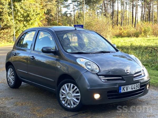 Grey Nissan Micra 2006 in Riga, with an engine capacity of 1.20 L and mileage of 140 thousand km for 1350 €, photo 3 on AUTOMOTO.COM.LV