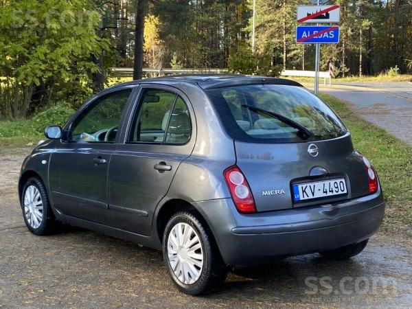 Grey Nissan Micra 2006 in Riga, with an engine capacity of 1.20 L and mileage of 140 thousand km for 1350 €, photo 4 on AUTOMOTO.COM.LV
