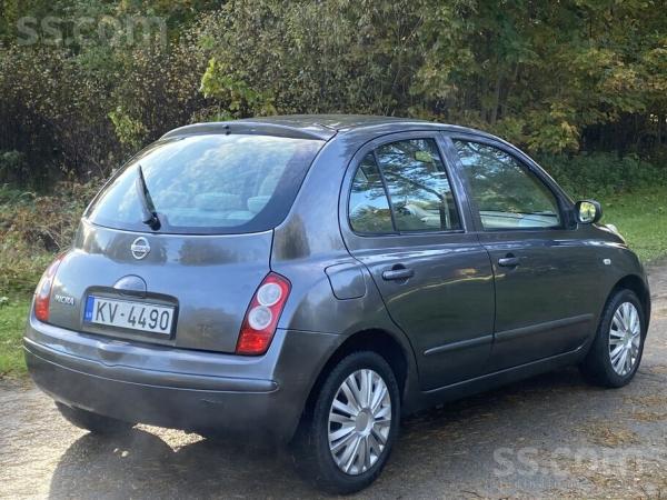 Grey Nissan Micra 2006 in Riga, with an engine capacity of 1.20 L and mileage of 140 thousand km for 1350 €, photo 6 on AUTOMOTO.COM.LV