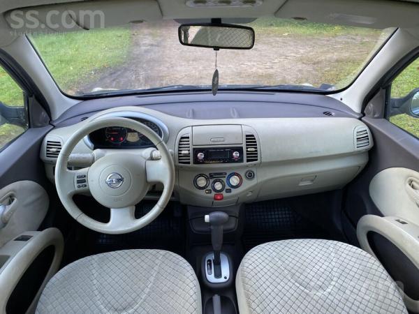 Grey Nissan Micra 2006 in Riga, with an engine capacity of 1.20 L and mileage of 140 thousand km for 1350 €, photo 11 on AUTOMOTO.COM.LV