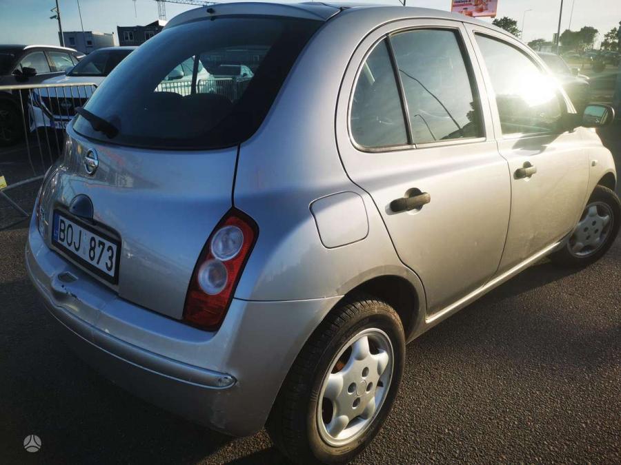 Серый Ниссан Микра 2006 в Вильнюс, объемом двигателя 1.20 л и пробегом 122 тыс. км за 1880 €, фото 16 на AUTOMOTO.COM.LV