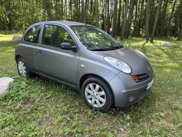 Pelēks Nissan Micra 2006 Prienai, ar dzinēja tilpumu 1.20 L un nobraukumu 48 tūkst. km par 1150 €, foto 2 vietnē AUTOMOTO.COM.LV