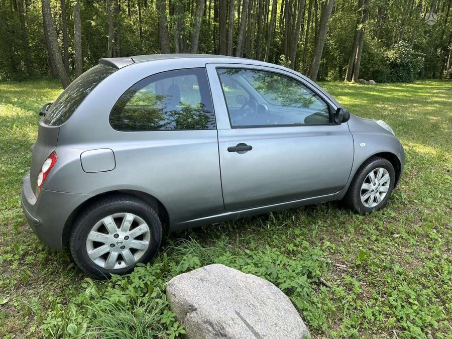 Grey Nissan Micra 2006 in Prienai, with an engine capacity of 1.20 L and mileage of 48 thousand km for 1150 €, photo 4 on AUTOMOTO.COM.LV