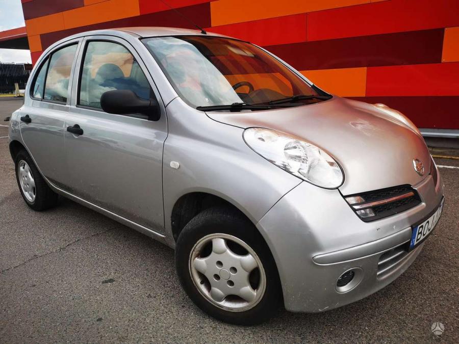 Grey Nissan Micra 2006 in Vilnius, with an engine capacity of 1.20 L and mileage of 122 thousand km for 1880 €, photo 7 on AUTOMOTO.COM.LV