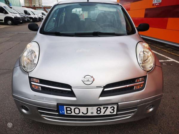 Pelēks Nissan Micra 2006 Viļņa, ar dzinēja tilpumu 1.20 L un nobraukumu 122 tūkst. km par 1880 €, foto 7 vietnē AUTOMOTO.COM.LV