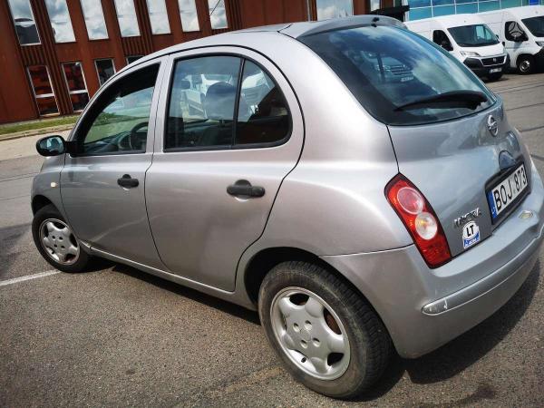 Pelēks Nissan Micra 2006 Viļņa, ar dzinēja tilpumu 1.20 L un nobraukumu 122 tūkst. km par 1880 €, foto 10 vietnē AUTOMOTO.COM.LV