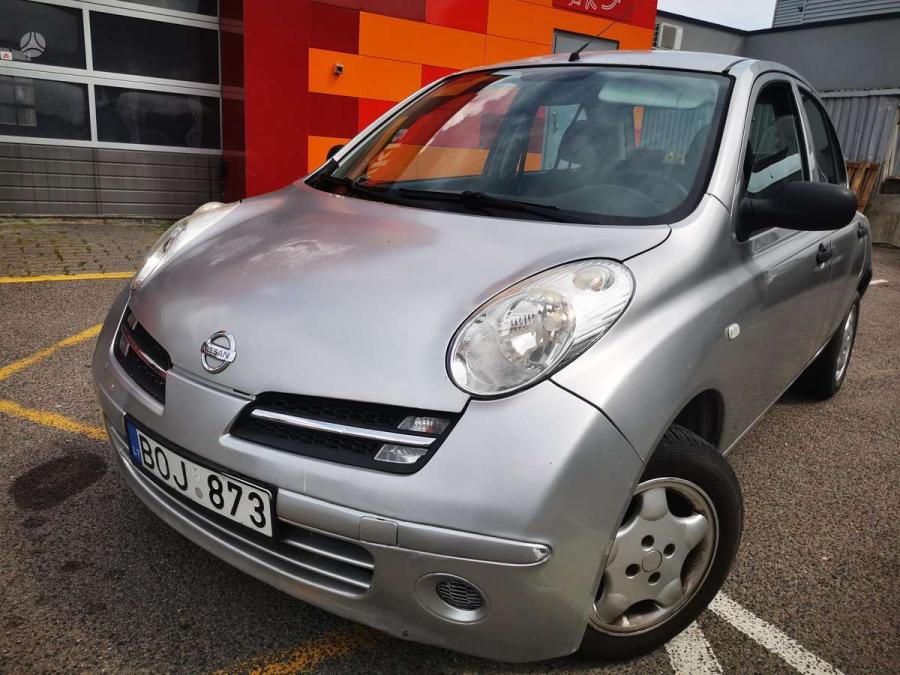 Grey Nissan Micra 2006 in Vilnius, with an engine capacity of 1.20 L and mileage of 122 thousand km for 1880 €, photo 18 on AUTOMOTO.COM.LV
