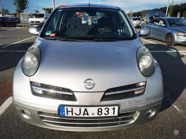 Grey Nissan Micra 2006 in Vilnius, with an engine capacity of 1.20 L and mileage of 175 thousand km for 2550 €, photo 1 on AUTOMOTO.COM.LV