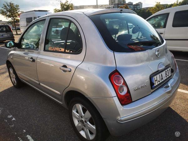 Grey Nissan Micra 2006 in Vilnius, with an engine capacity of 1.20 L and mileage of 175 thousand km for 2550 €, photo 8 on AUTOMOTO.COM.LV