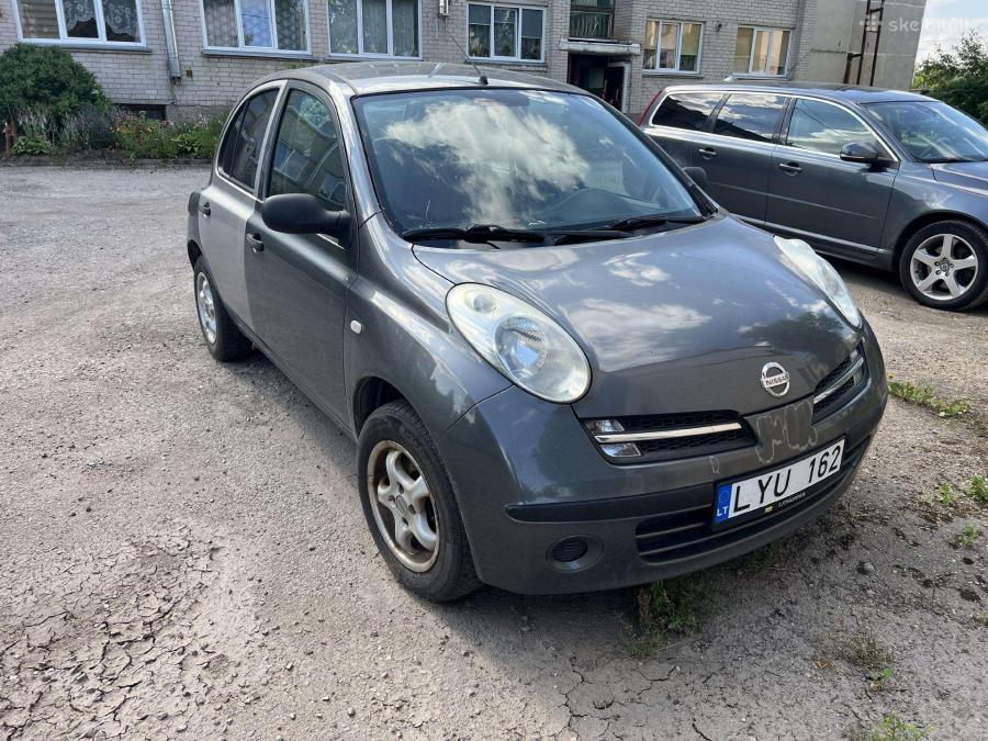 Pelēks Nissan Micra 2006 Kauņa, ar dzinēja tilpumu 1.20 L un nobraukumu 259 tūkst. km par 900 €, foto 1 vietnē AUTOMOTO.COM.LV