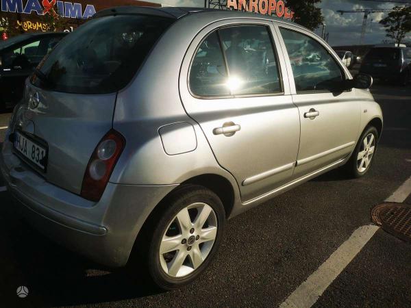 Pelēks Nissan Micra 2006 Viļņa, ar dzinēja tilpumu 1.30 L un nobraukumu 215 tūkst. km par 2550 €, foto 1 vietnē AUTOMOTO.COM.LV