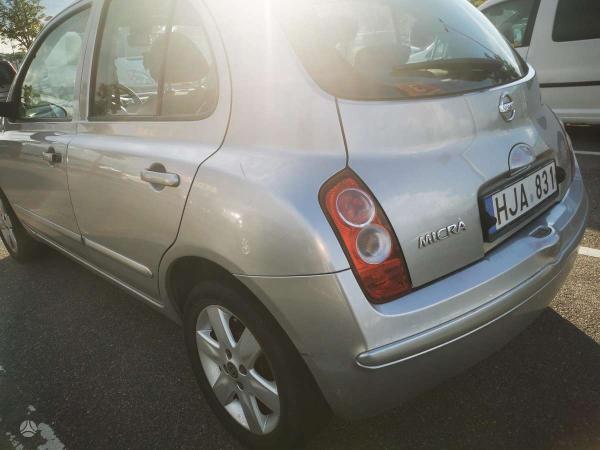 Pelēks Nissan Micra 2006 Viļņa, ar dzinēja tilpumu 1.30 L un nobraukumu 215 tūkst. km par 2550 €, foto 4 vietnē AUTOMOTO.COM.LV