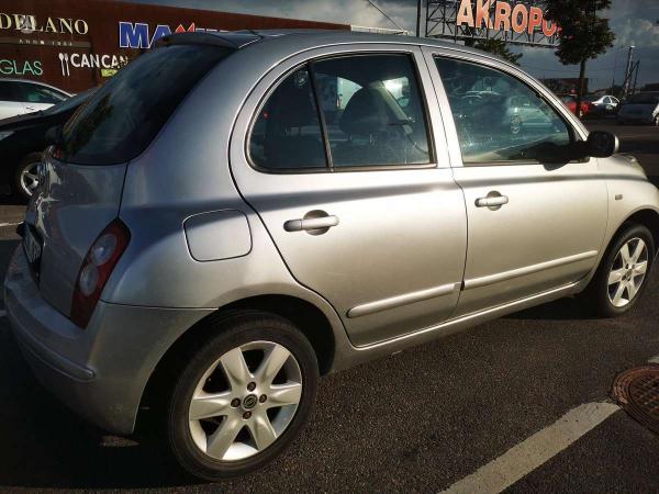 Pelēks Nissan Micra 2006 Viļņa, ar dzinēja tilpumu 1.30 L un nobraukumu 215 tūkst. km par 2550 €, foto 8 vietnē AUTOMOTO.COM.LV