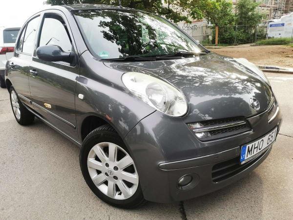 Grey Nissan Micra 2006 in Vilnius, with an engine capacity of 1.40 L and mileage of 133 thousand km for 2850 €, photo 1 on AUTOMOTO.COM.LV
