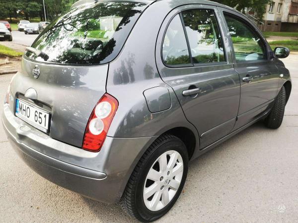 Grey Nissan Micra 2006 in Vilnius, with an engine capacity of 1.40 L and mileage of 133 thousand km for 2850 €, photo 5 on AUTOMOTO.COM.LV