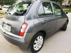 Grey Nissan Micra 2006 in Vilnius, with an engine capacity of 1.40 L and mileage of 133 thousand km for 2850 €, photo 7 on AUTOMOTO.COM.LV