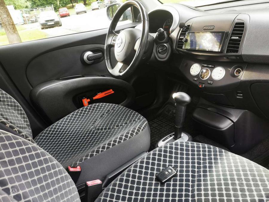Grey Nissan Micra 2006 in Vilnius, with an engine capacity of 1.40 L and mileage of 133 thousand km for 2850 €, photo 19 on AUTOMOTO.COM.LV