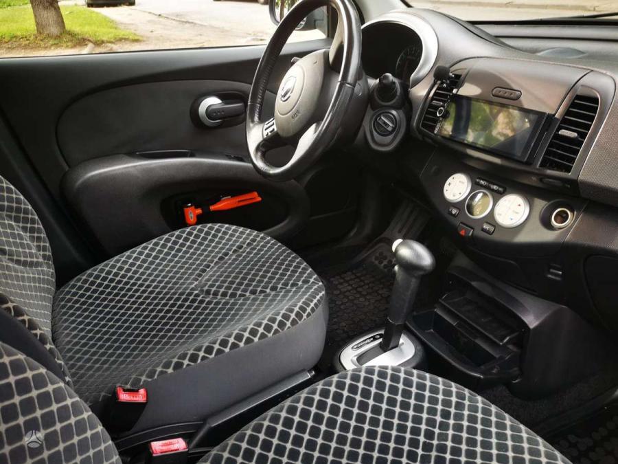 Grey Nissan Micra 2006 in Vilnius, with an engine capacity of 1.40 L and mileage of 133 thousand km for 2850 €, photo 24 on AUTOMOTO.COM.LV
