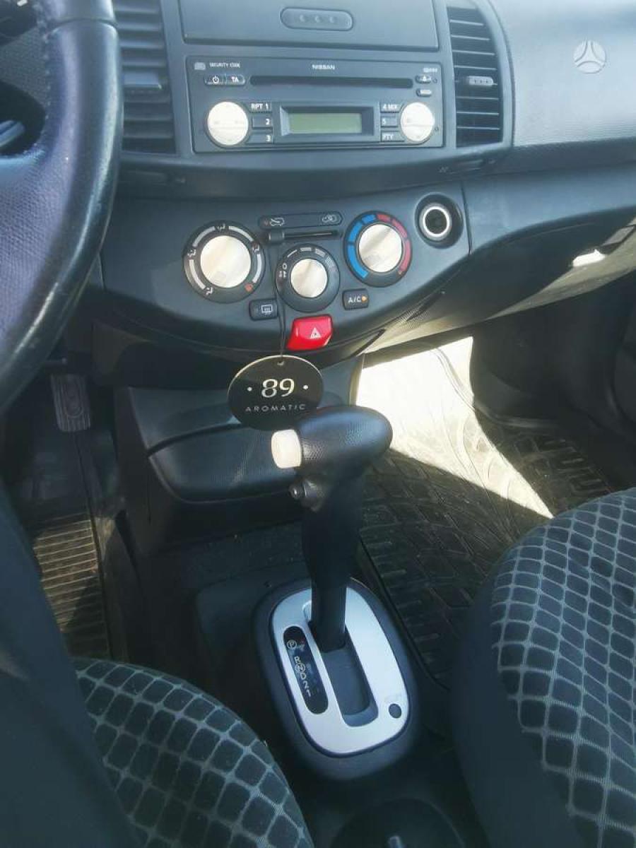 Grey Nissan Micra 2006 in Vilnius, with an engine capacity of 1.30 L and mileage of 177 thousand km for 2650 €, photo 9 on AUTOMOTO.COM.LV