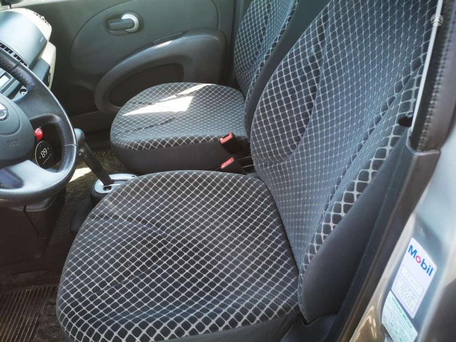 Grey Nissan Micra 2006 in Vilnius, with an engine capacity of 1.30 L and mileage of 177 thousand km for 2650 €, photo 10 on AUTOMOTO.COM.LV