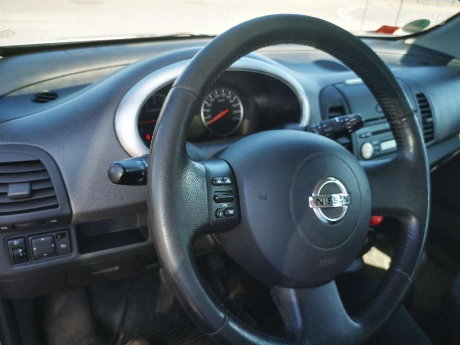 Grey Nissan Micra 2006 in Vilnius, with an engine capacity of 1.30 L and mileage of 177 thousand km for 2650 €, photo 15 on AUTOMOTO.COM.LV