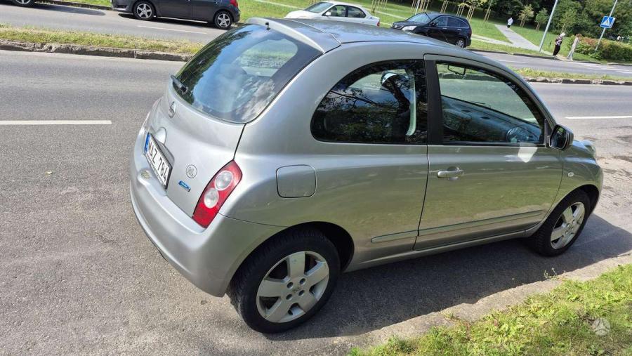 Grey Nissan Micra 2009 in Vilnius, with an engine capacity of 1.24 L and mileage of 188 thousand km for 1300 €, photo 4 on AUTOMOTO.COM.LV