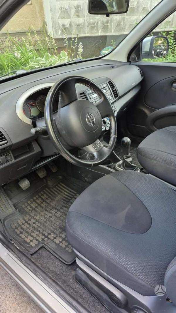 Pelēks Nissan Micra 2009 Viļņa, ar dzinēja tilpumu 1.24 L un nobraukumu 188 tūkst. km par 1300 €, foto 6 vietnē AUTOMOTO.COM.LV