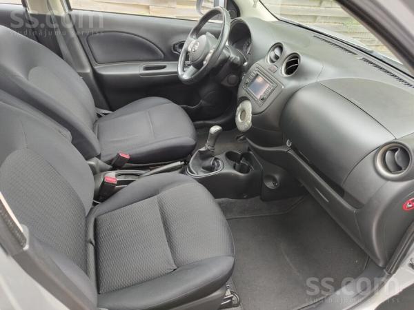 Grey Nissan Micra 2011 in Jurmala, with an engine capacity of 1.20 L and mileage of 181 thousand km for 2950 €, photo 6 on AUTOMOTO.COM.LV