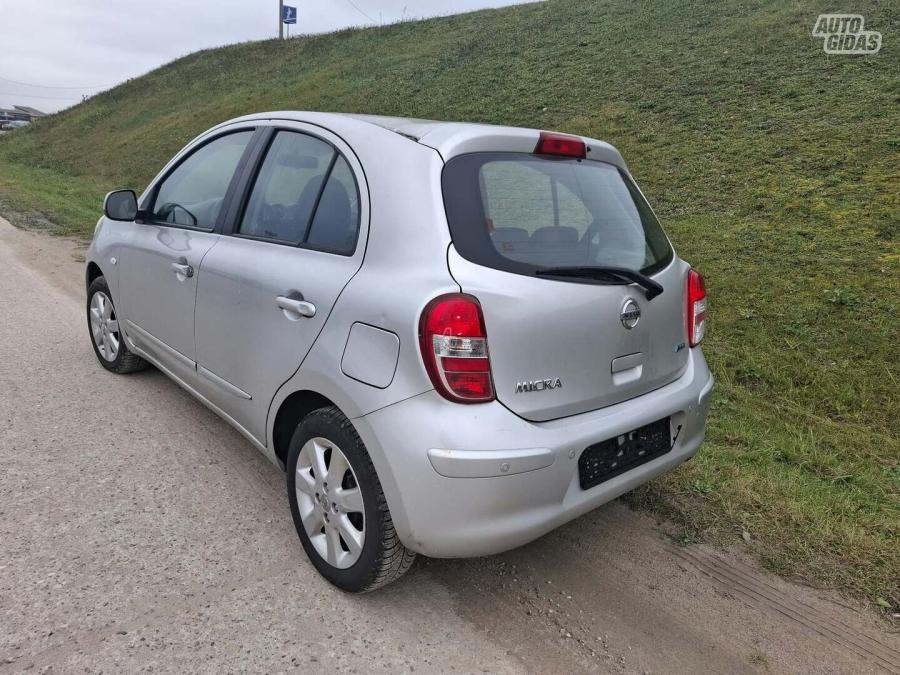 Grey Nissan Micra 2011 in Vilnius, with an engine capacity of 1.20 L and mileage of 125 thousand km for 3800 €, photo 3 on AUTOMOTO.COM.LV