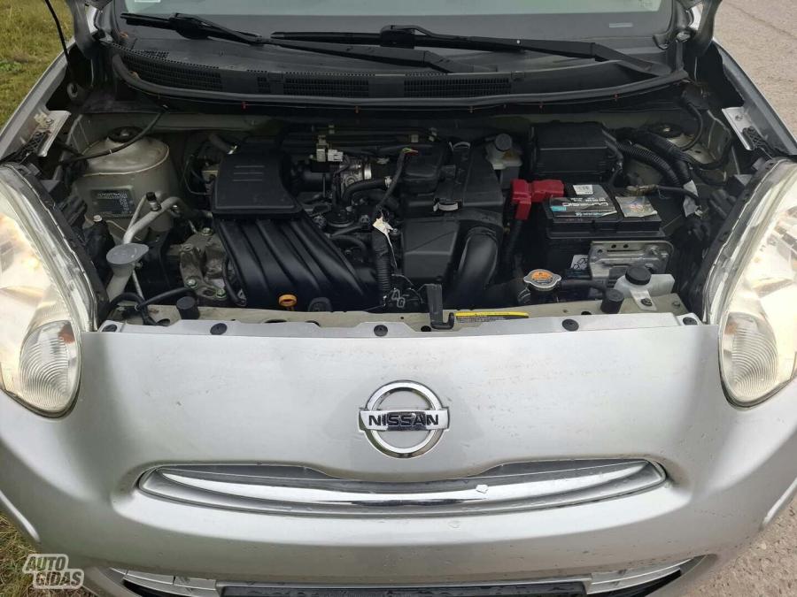 Grey Nissan Micra 2011 in Vilnius, with an engine capacity of 1.20 L and mileage of 125 thousand km for 3800 €, photo 5 on AUTOMOTO.COM.LV