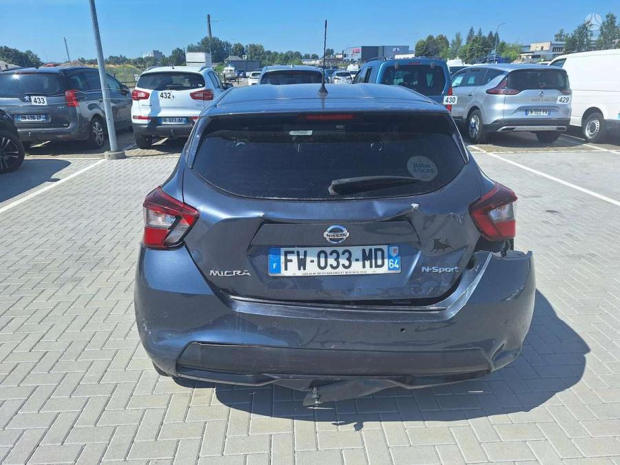 Pelēks Nissan Micra 2021 Tauragė, ar dzinēja tilpumu 1.00 L un nobraukumu 110 tūkst. km par 5800 €, foto 10 vietnē AUTOMOTO.COM.LV