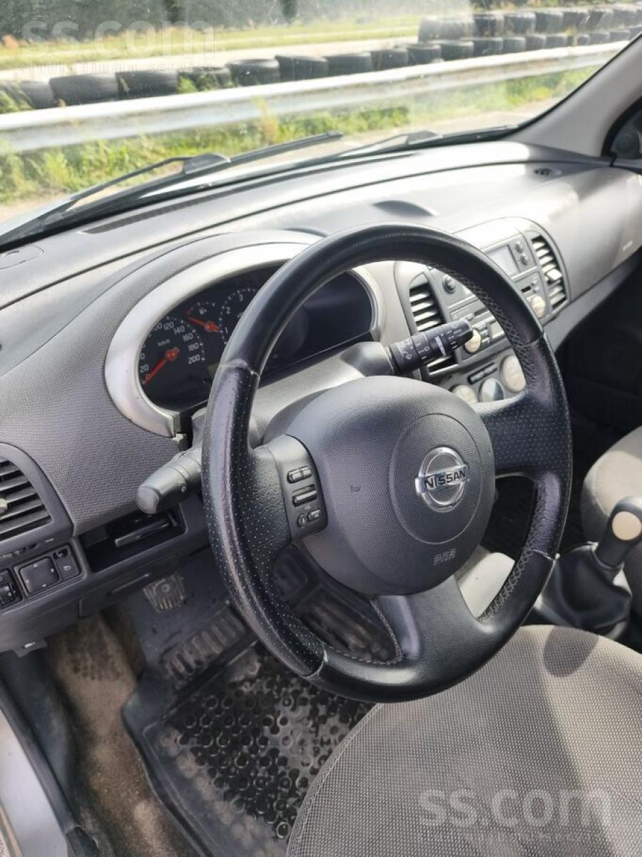 Grey Nissan Micra 2004 in Valmiera, with an engine capacity of 1.50 L and mileage of 318 thousand km for 1090 €, photo 11 on AUTOMOTO.COM.LV