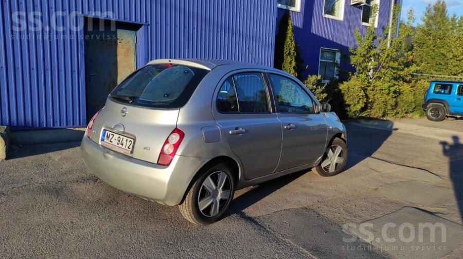 Nissan Micra 2003 Rīga, ar dzinēja tilpumu 1.50 L un nobraukumu 263 tūkst. km par 1100 €, foto 2 vietnē AUTOMOTO.COM.LV