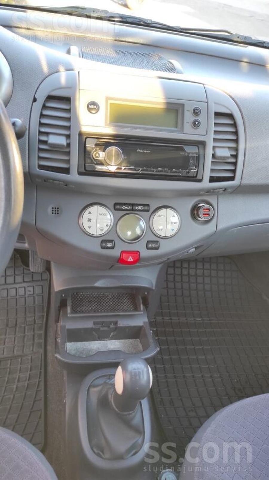 Nissan Micra 2003 Rīga, ar dzinēja tilpumu 1.50 L un nobraukumu 263 tūkst. km par 1100 €, foto 11 vietnē AUTOMOTO.COM.LV