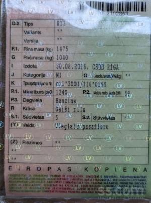 Ниссан Микра 2004 в Рига, объемом двигателя 1.20 л и пробегом 283 тыс. км за 950 €, фото 3 на AUTOMOTO.COM.LV