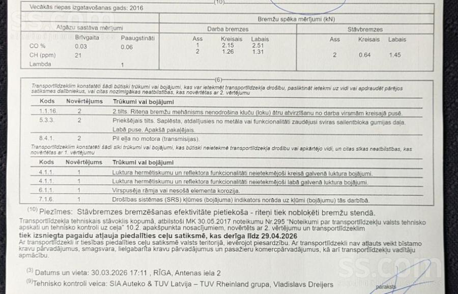 Ниссан Микра 2004 в Рига, объемом двигателя 1.20 л и пробегом 283 тыс. км за 950 €, фото 11 на AUTOMOTO.COM.LV