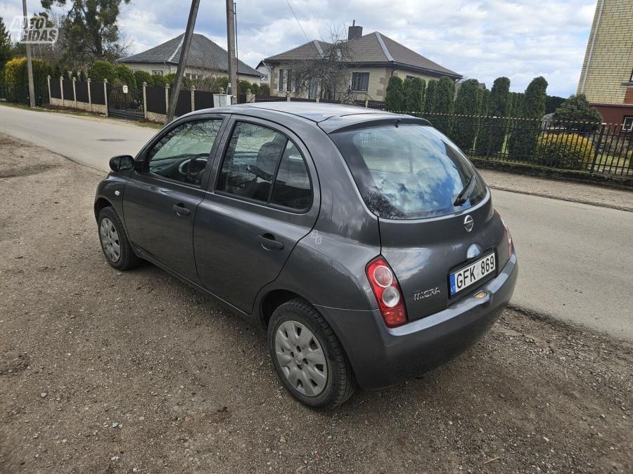 Nissan Micra 2005 in Prienai, with an engine capacity of 1.20 L and mileage of 212 thousand km for 1250 €, photo 10 on AUTOMOTO.COM.LV