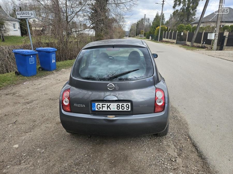 Nissan Micra 2005 Prienai, ar dzinēja tilpumu 1.20 L un nobraukumu 222 tūkst. km par 1200 €, foto 8 vietnē AUTOMOTO.COM.LV