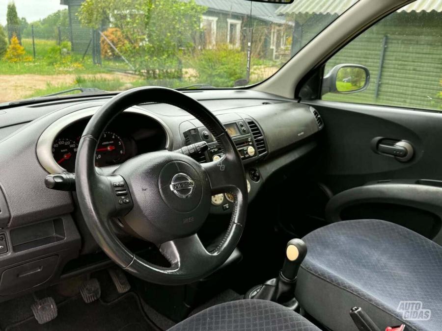 Nissan Micra 2005 in Anyksciai, with an engine capacity of 1.50 L and mileage of 290 thousand km for 700 €, photo 12 on AUTOMOTO.COM.LV